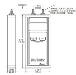 Manometer Intrinsically Safe 475-000-FM - Pacific Data Systems